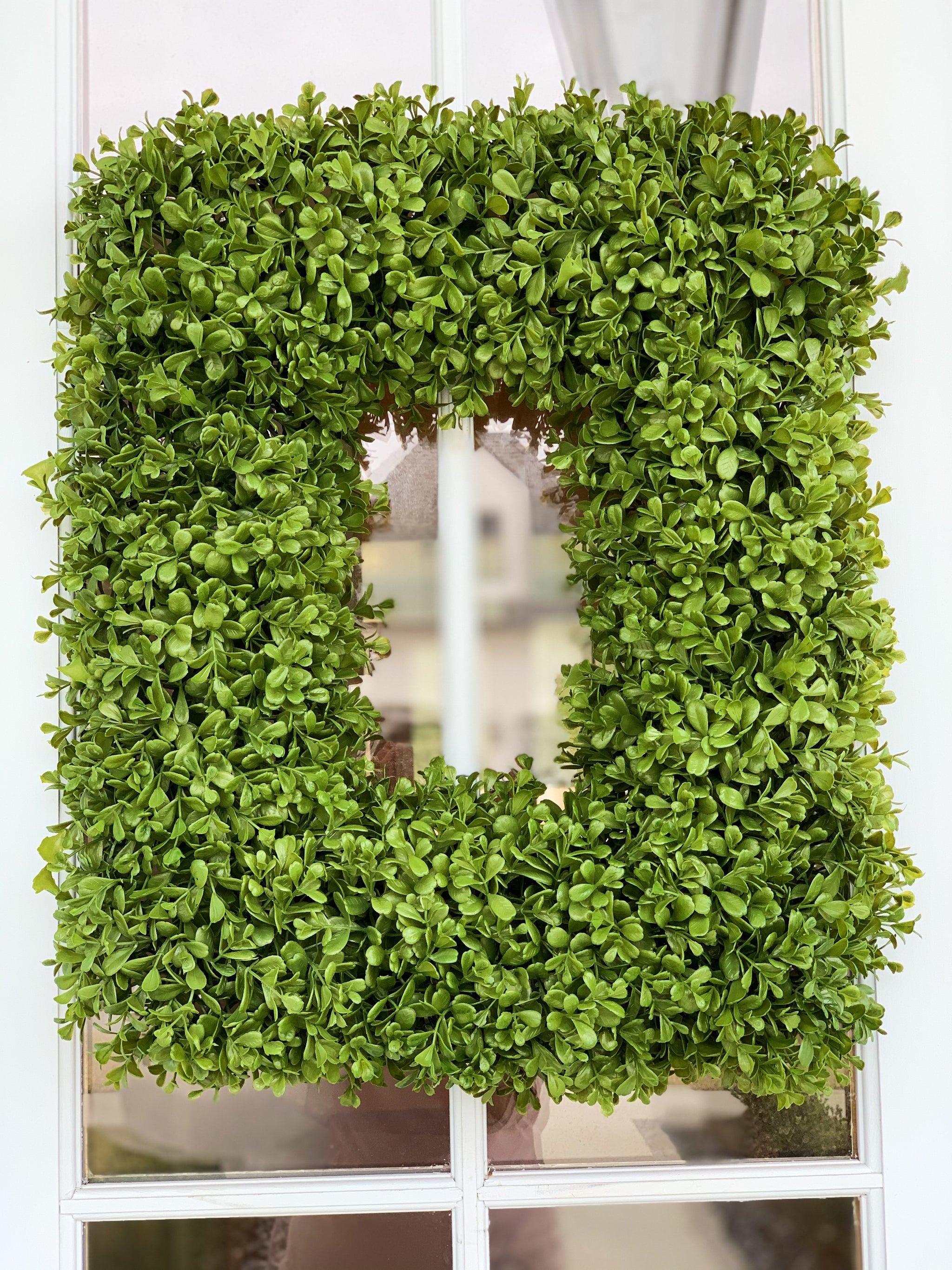 Rectangle Boxwood Wreath – Blanc Box